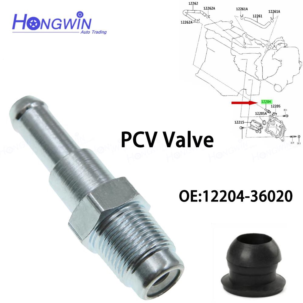 12204-36020 New PCV Valve & Grommet For 09-18 Toyota Camry Avalon RAV4 ...
