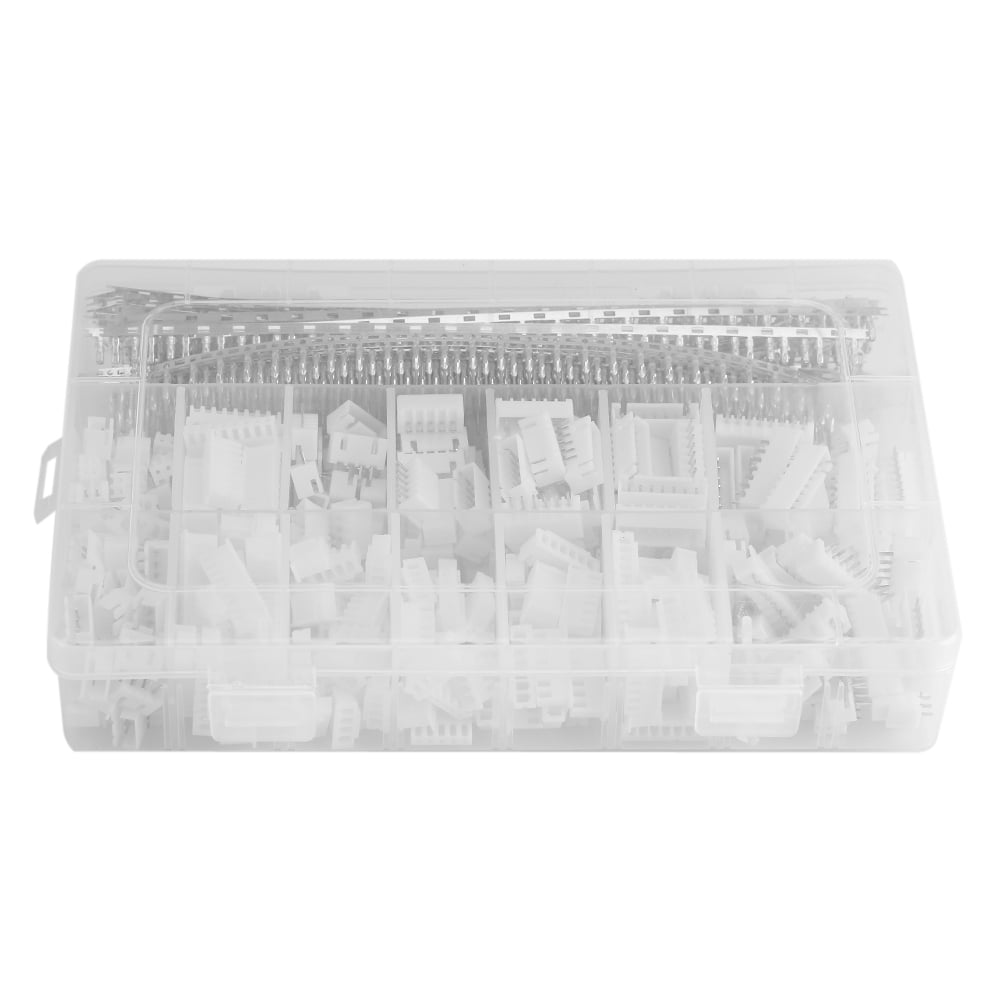 1220Pcs Connector Kit 2.54 mm PCB Pin Headers Box Packaging for Dupont ...