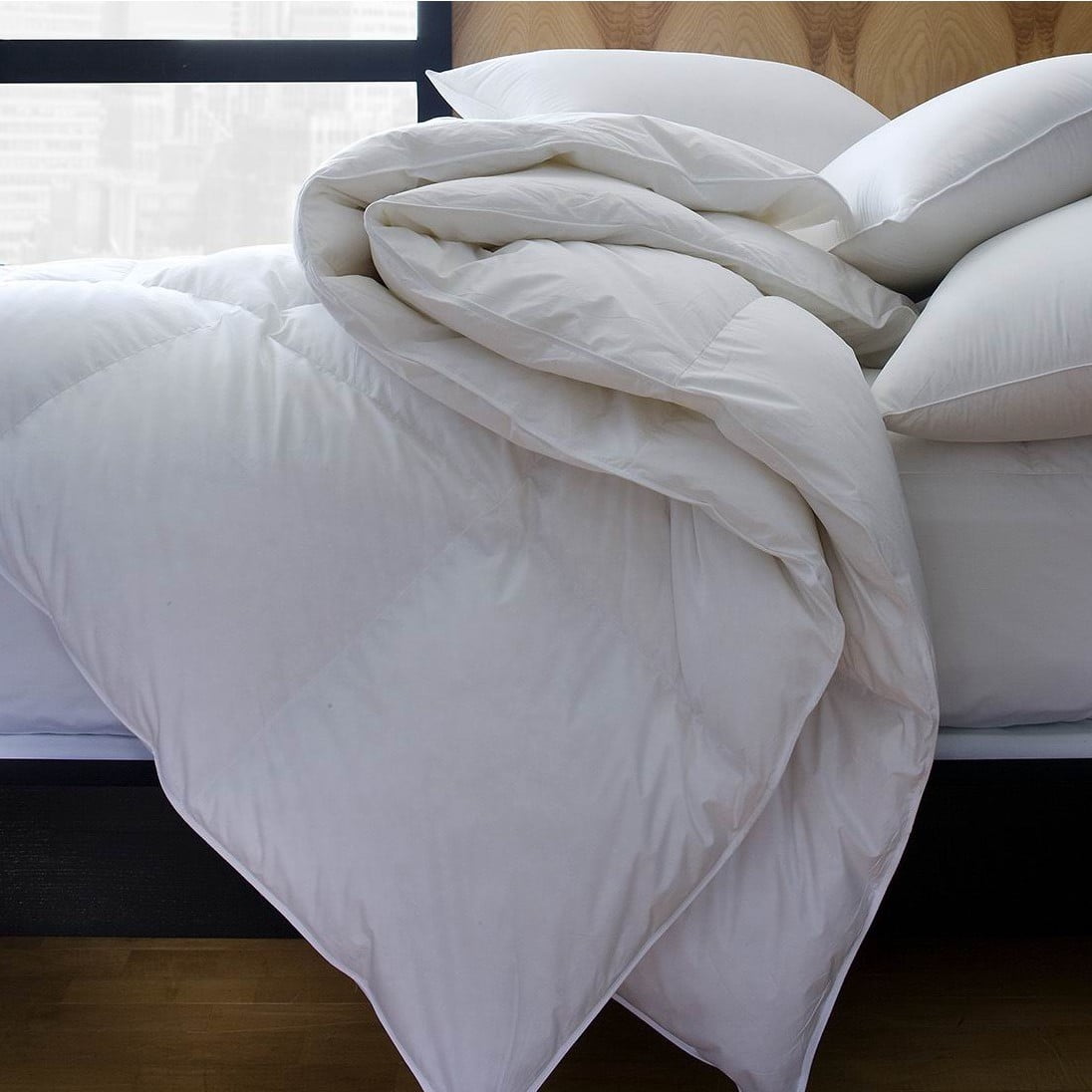 1221 Bedding Premium Luxury German Batiste Siberian White Goose Down ...