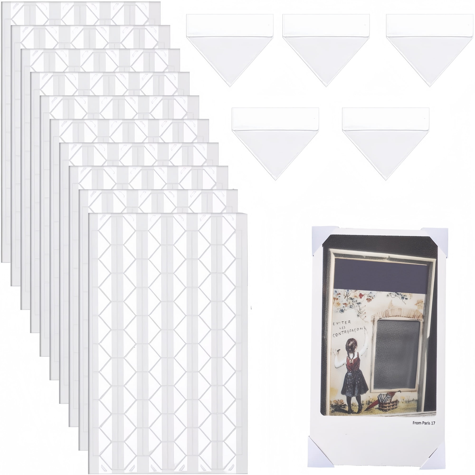 1224 Pcs Photo Corners Self Adhesive, Scrapbooking Photo Mounting ...