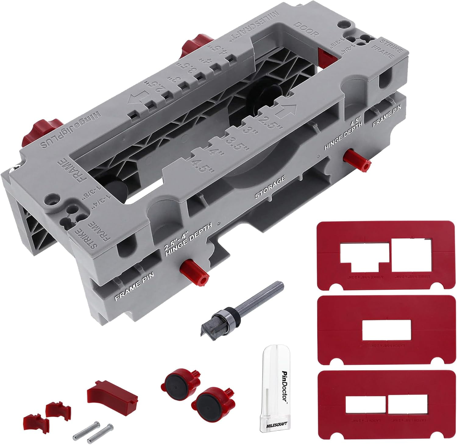 1229 Hinge Jig PLUS – Dual Clamping Door Hinge Jig Door Hinge Mortiser ...