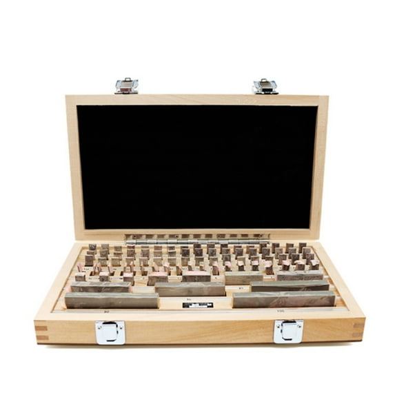 122Pcs/Set 1 Grade 0 Grade Inspection Block Gauge Test Caliper Blocks ...