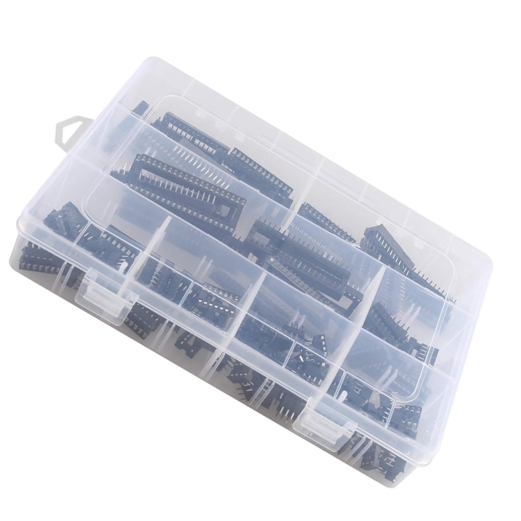 122Piece DIP IC Socket Assortment Square Solder Socket Featuring Solid ...