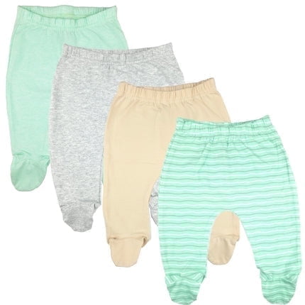 123 Bear Baby Cotton Spandex Baby Pants with feet / Infant leggings ...