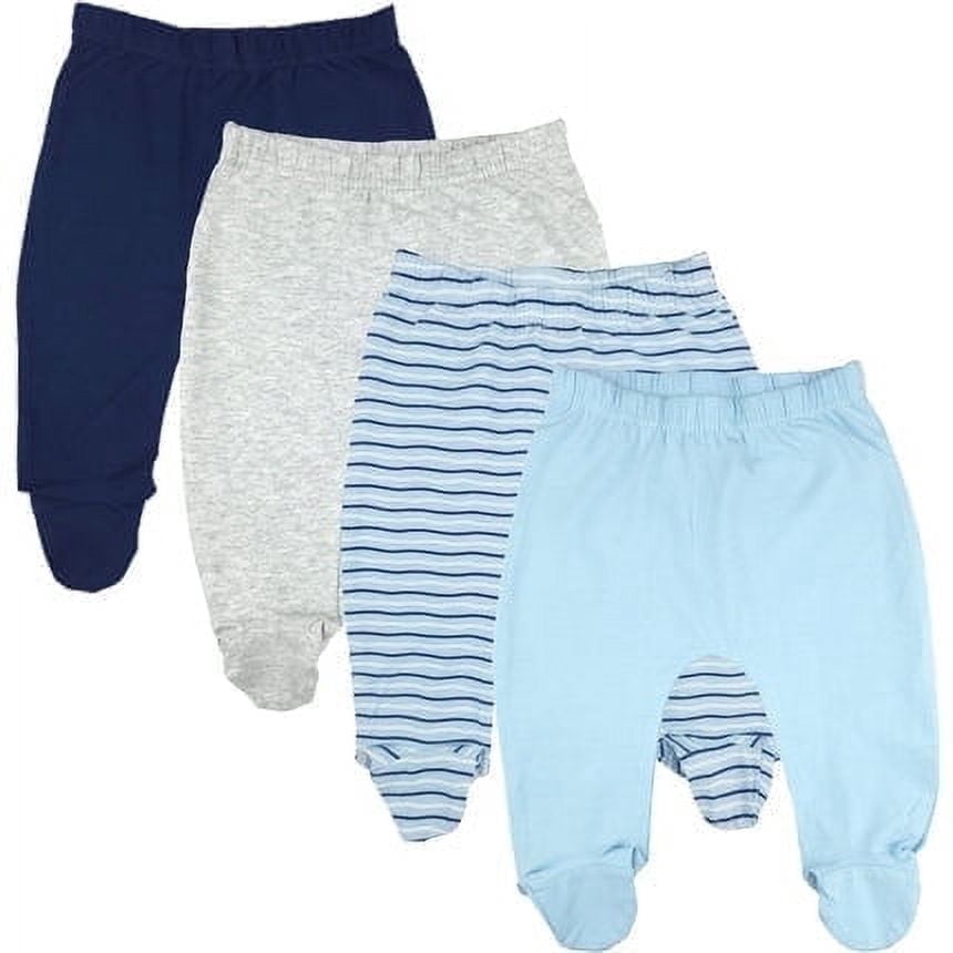 123 Bear Baby Cotton Spandex Baby Pants with feet / Infant leggings ...