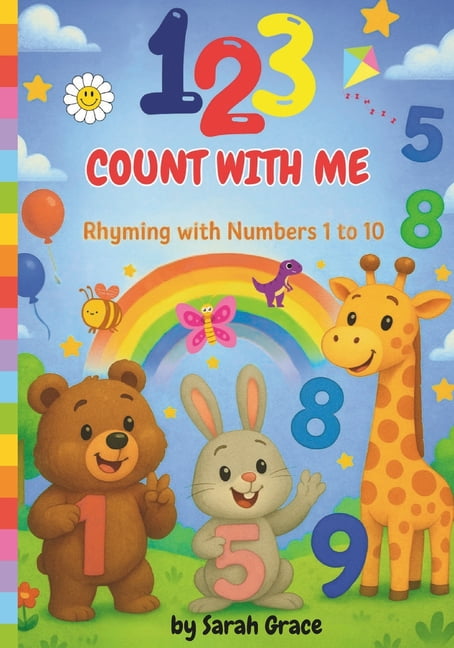 Early Learners 123 Count with Me, Rhyming with Numbers 1 to 10: Learn ...
