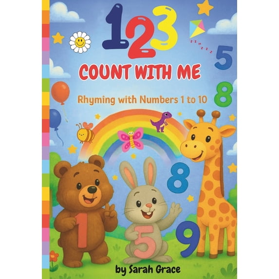 Early Learners 123 Count with Me, Rhyming with Numbers 1 to 10: Learn ...