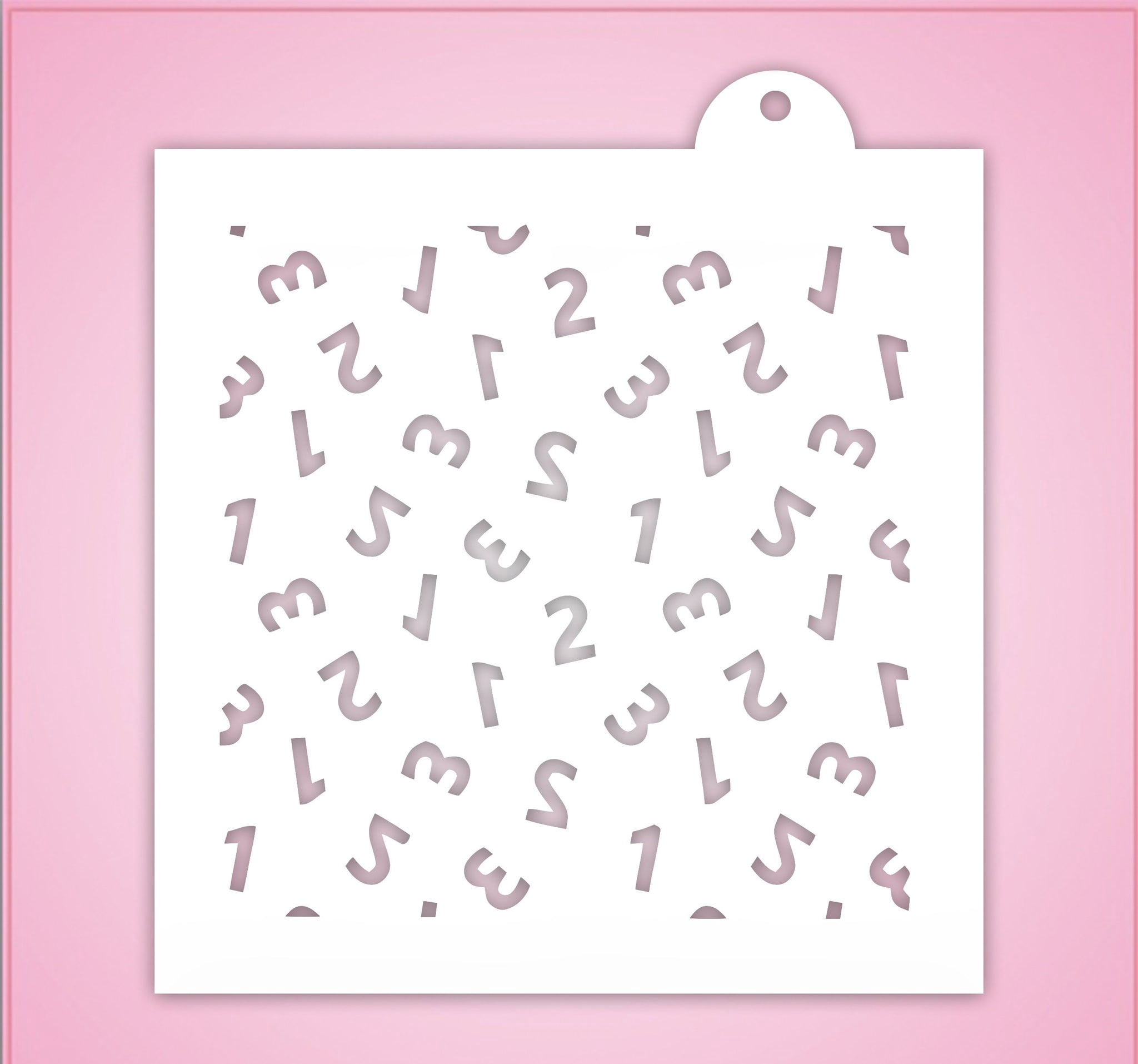 123 Numbers Pattern Stencil - Walmart.com
