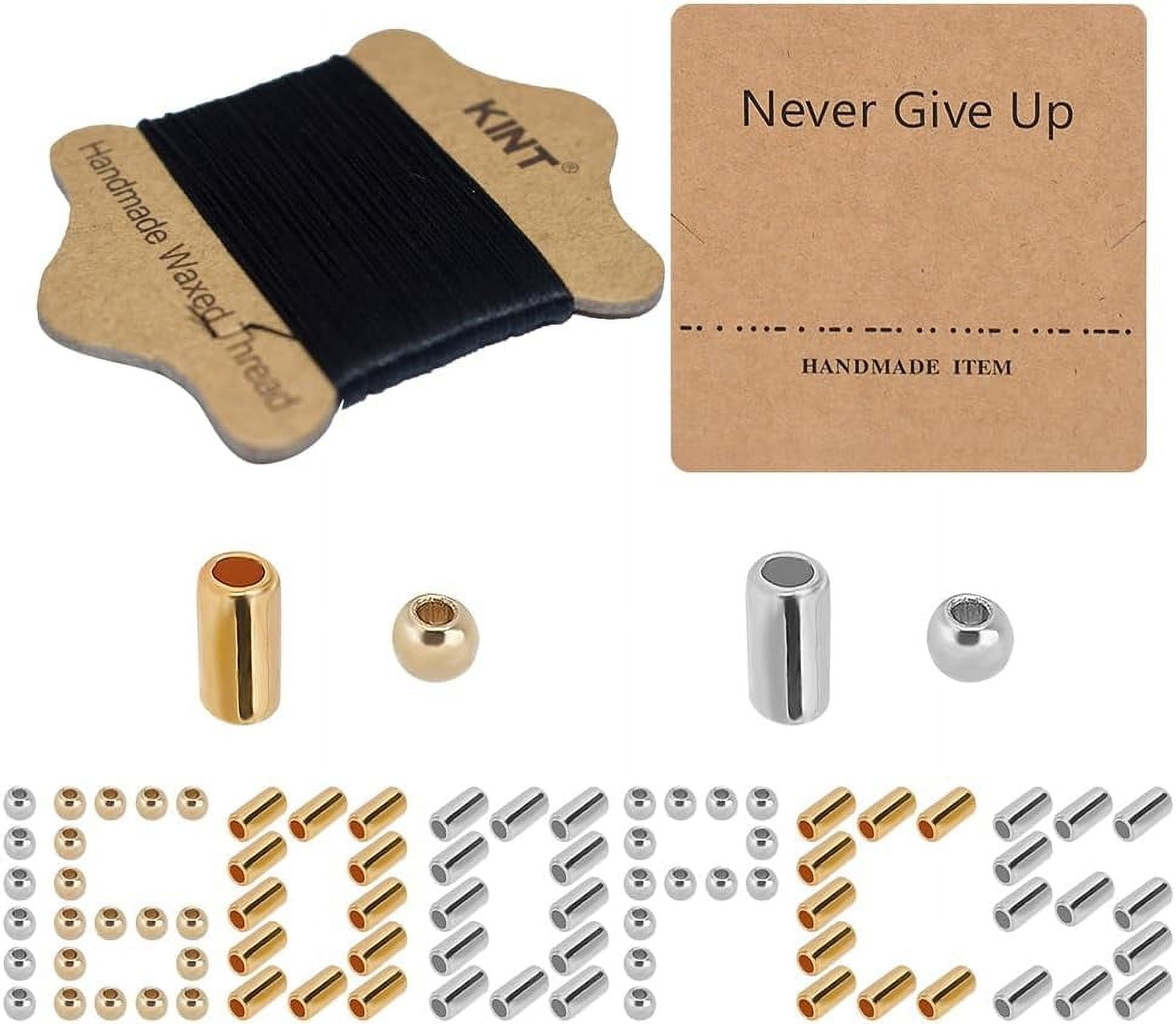 1230Piece DIY Morse Code Style Beaded Bracelet Making Kits Including ...