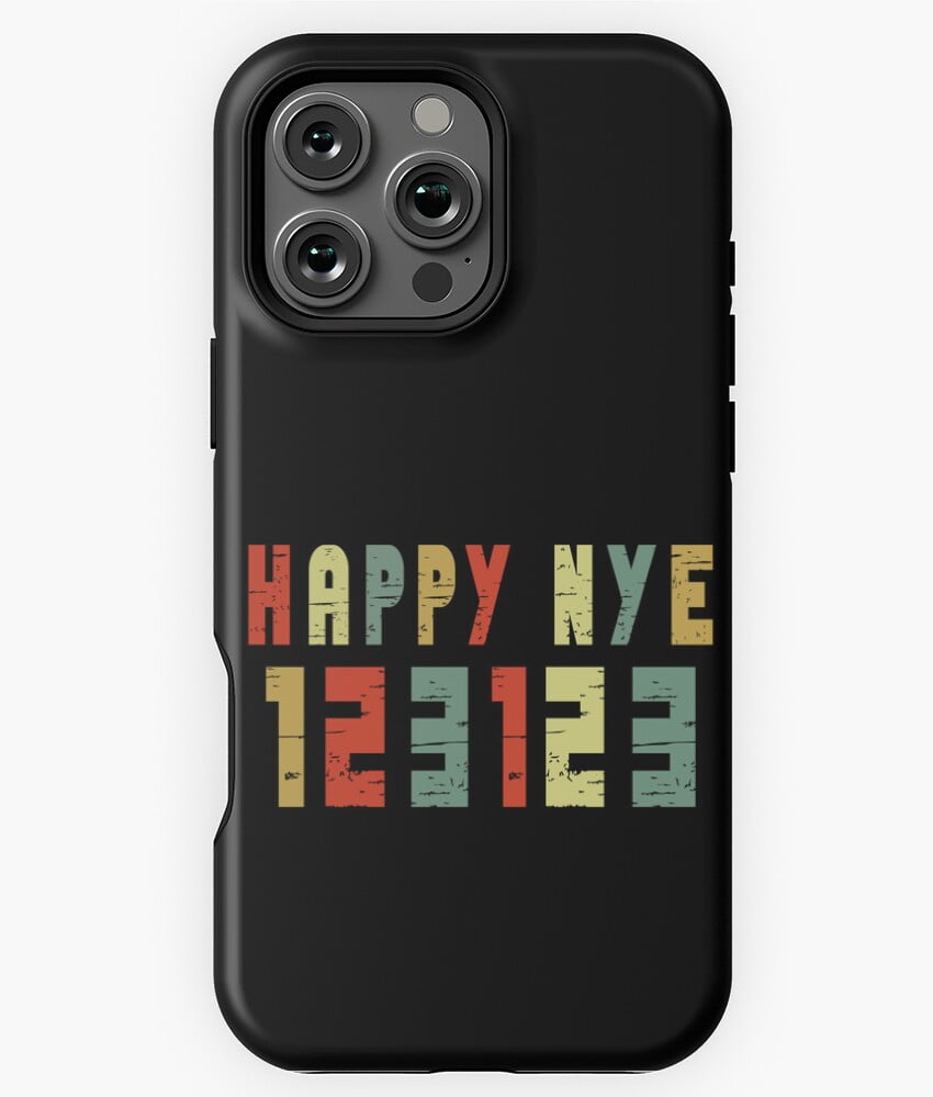 123123 Happy New Year 2025 NYE Party Phone Case for iPhone 16 15 14 13 ...
