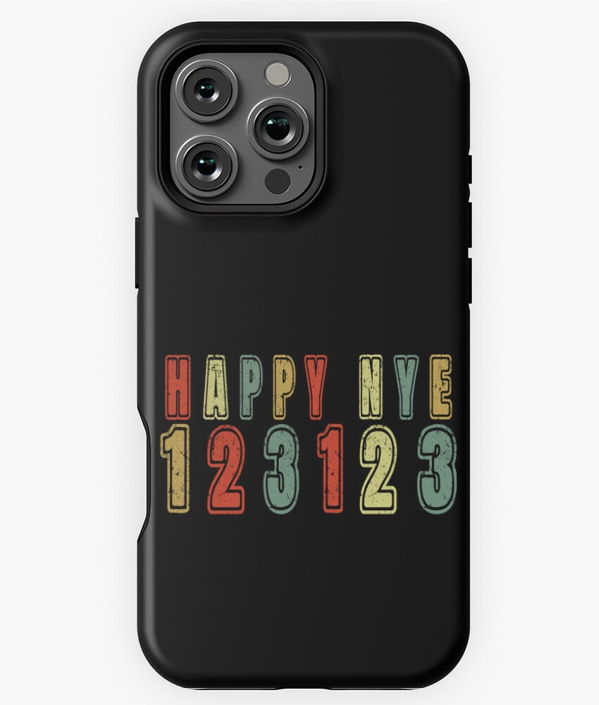 123123 Happy New Year 2025 Party NYE Phone Case for iPhone 16 15 14 13 ...