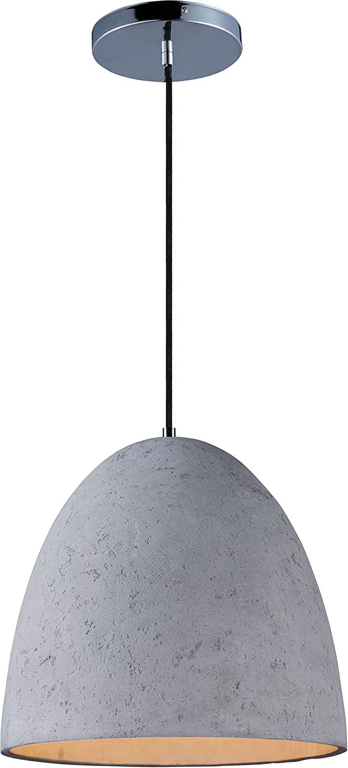 12396Gypc Crete Ja8 Compliant Unique Urban Concrete Shell Led Pendant ...
