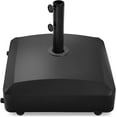 123lb Capacity Fillable Mobile Umbrella Base Heavy Duty Market Stand ...