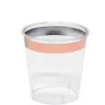 124 Fancy Hard Plastic 1 Ounce Shot Glasses Wedding Shot Cups Party ...