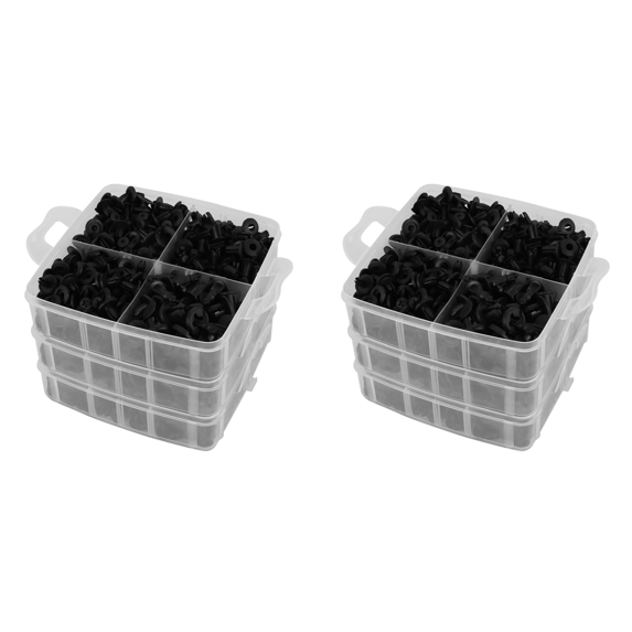 1240Pcs Universal Mixed Auto Fastener Car Bumper Clips Retainer Car ...