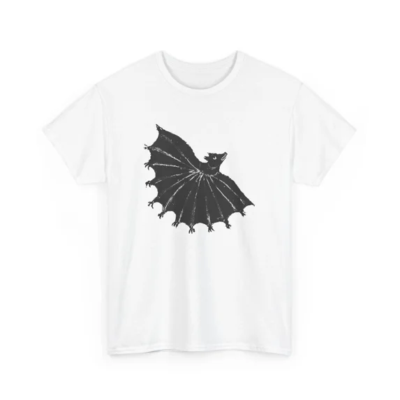 1241 medieval bat drawing by an anonymous scribe tshirt - Walmart.com