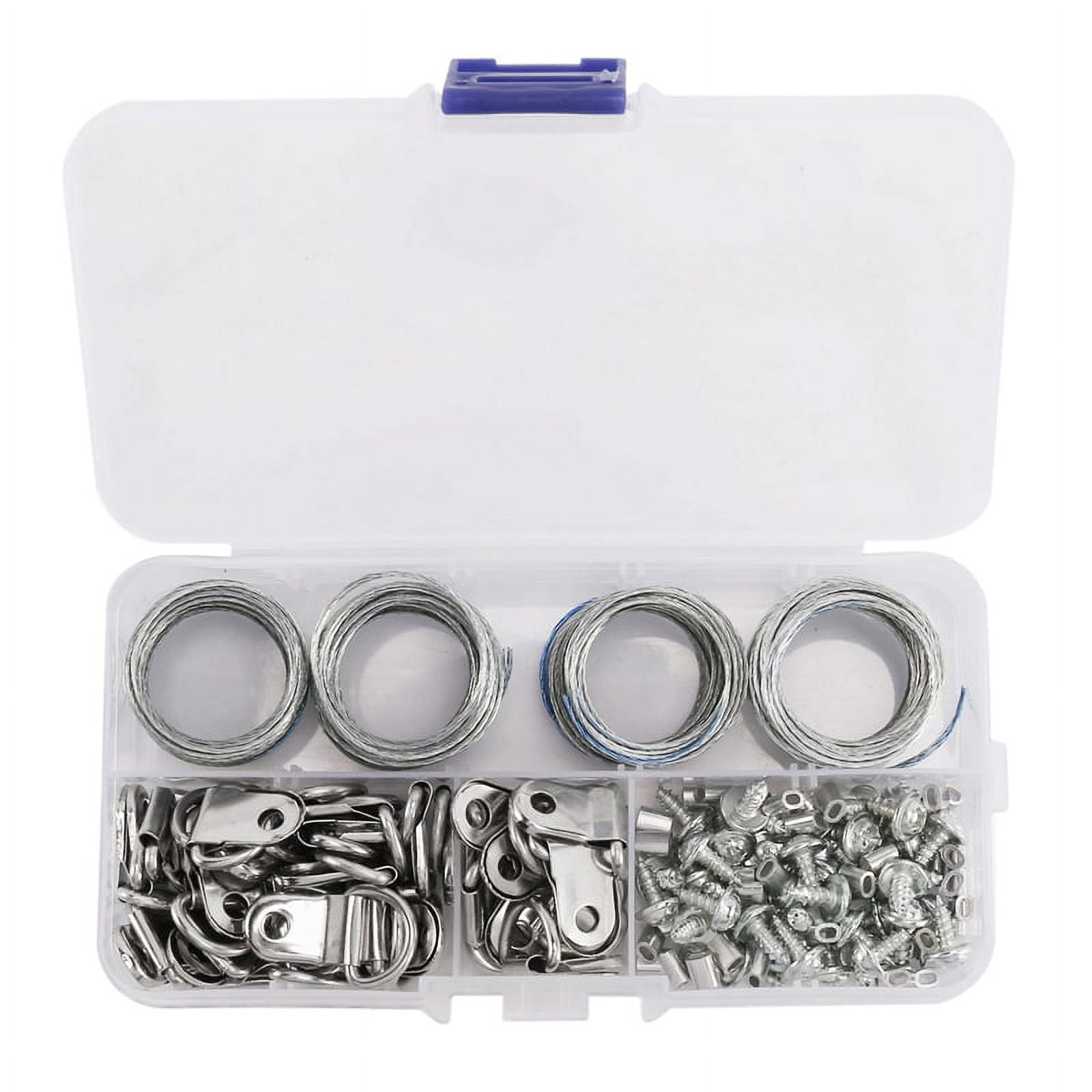 124Pcs Picture Hanging Wire Kit,Photo Frame Hanging Kit - Walmart.com