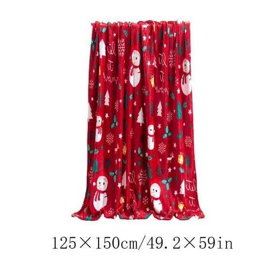 125*150cm Winter Warm Sleeping Cover Blanket, Heavyweight Bed Throw for ...