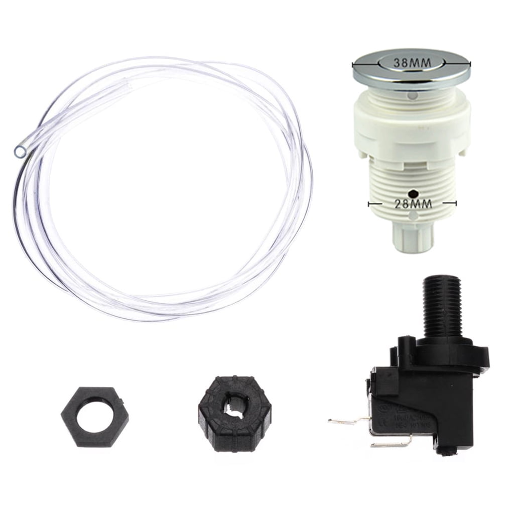 125-250V 16A On Off Push Air Button Switch for Bath Spa Jet Tub ...