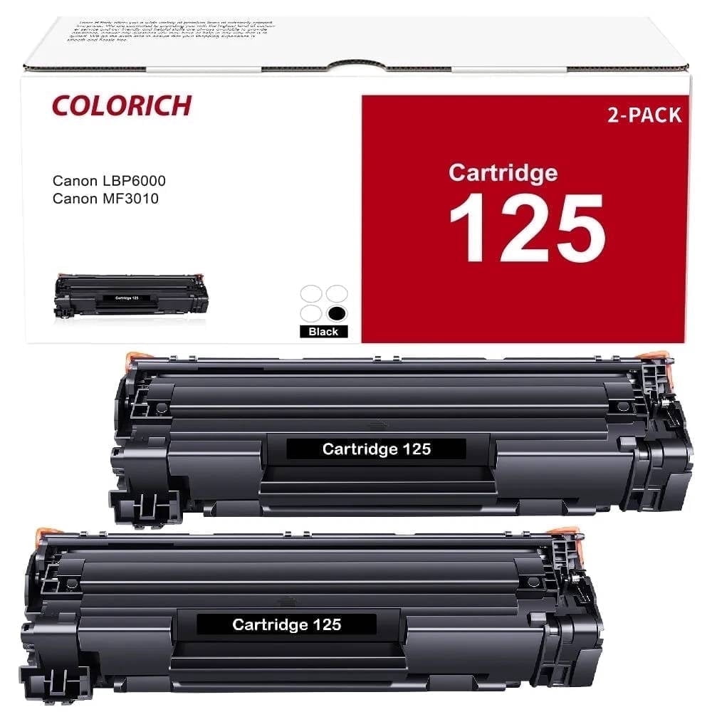 Colorich 125 CRG-125 MF3010 Toner Cartridge, Black, High Yield ...