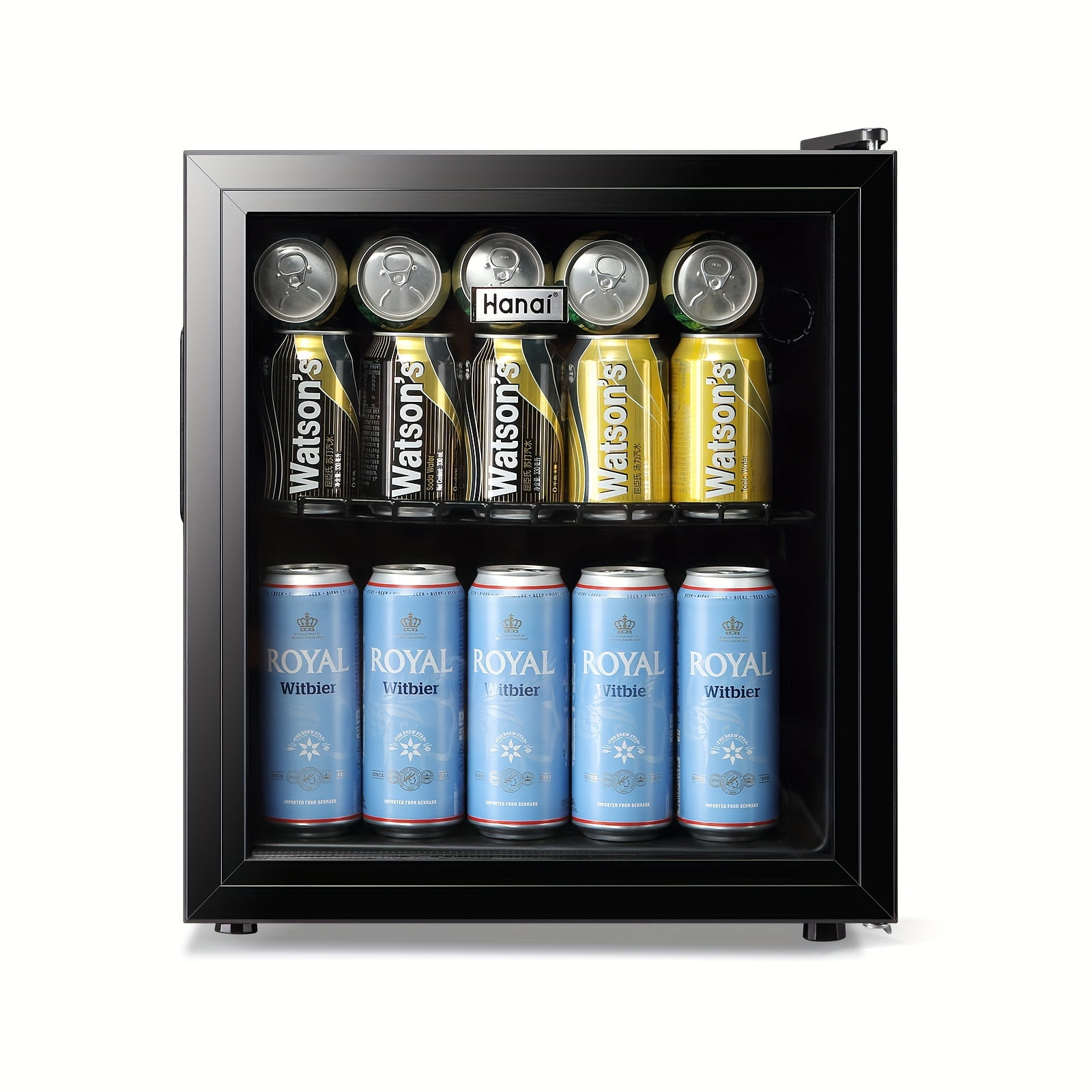 125-Can Capacity Compact Beverage Cooler Mini Fridge - Adjustable ...