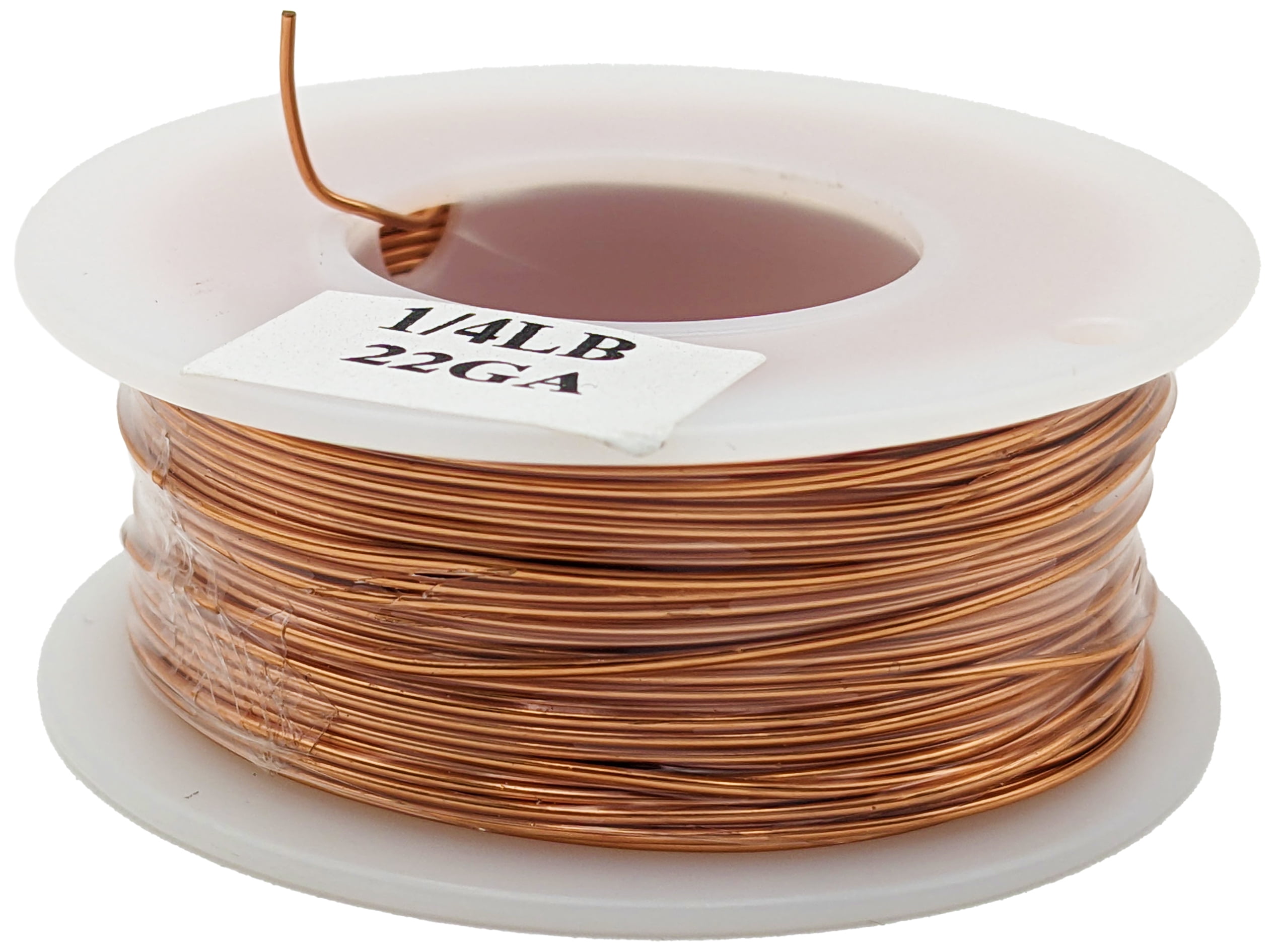125 Foot 22 Gauge Copper Magnet Wire with Enamel Insulation (1/4 Pound ...