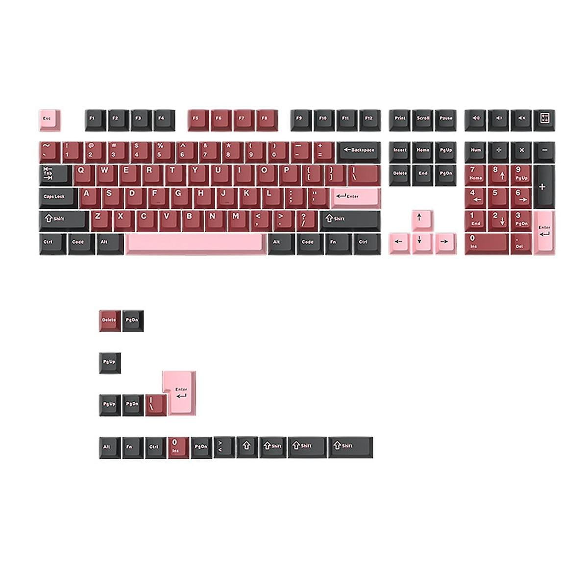 125 Keys PBT Double Shot Keycaps Set Key Caps Cherry Height for MX ...