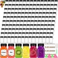 125 Pcs 4 Oz Square Clear Plastic Juice Bottles with Black Caps Tamper ...
