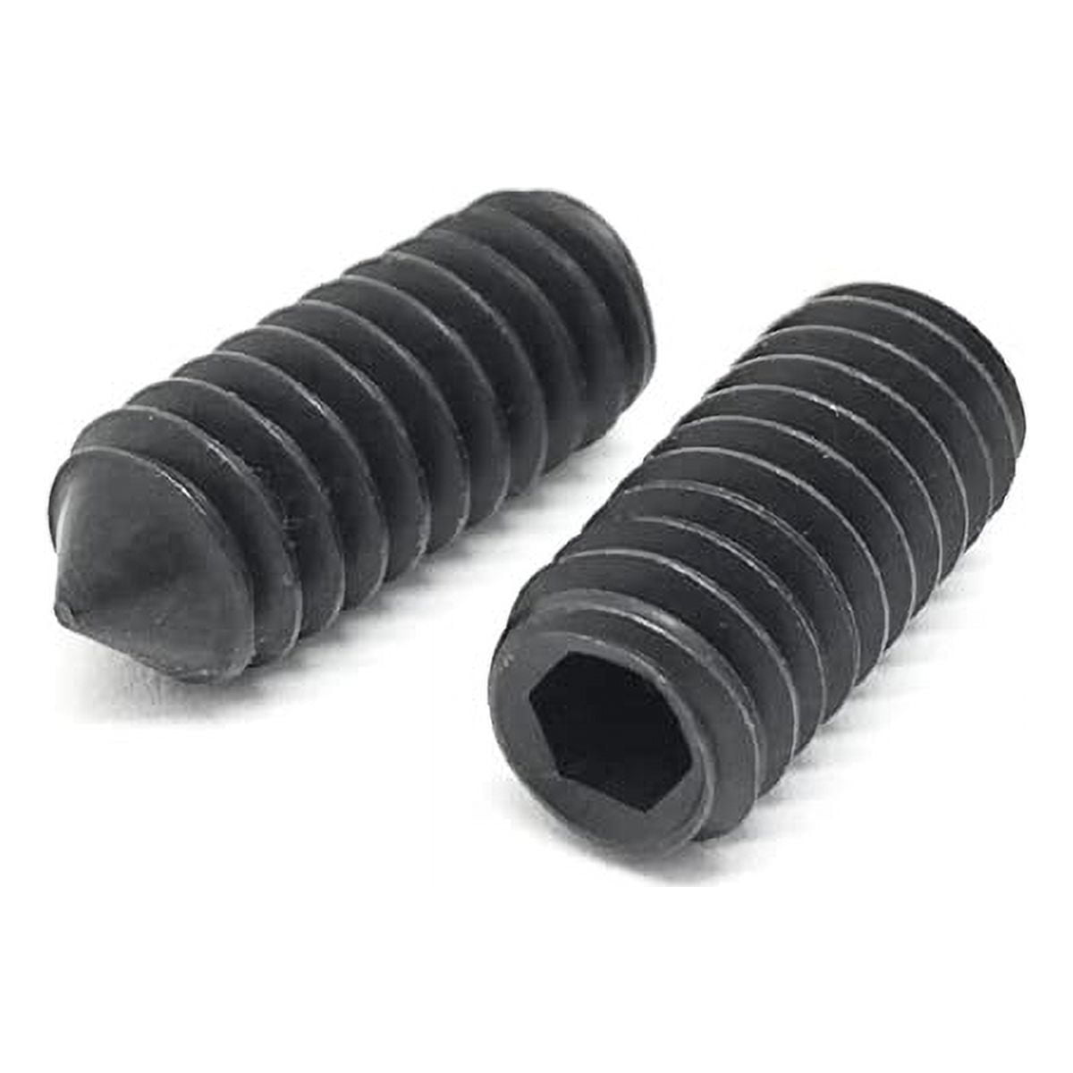 (125 Pieces) #8-32x3/16" Alloy Cone Point Coarse Thread Allen Socket ...