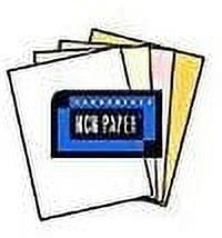 125 Sets of 4 Part NCR Paper, 01932, White, Canary, Pink, Gold--Reverse ...