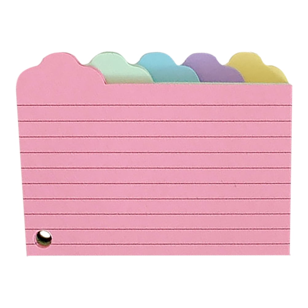 125 Sheets Cloud Index Memo Pads Notepads Memo Pads Blank Lined Flash ...