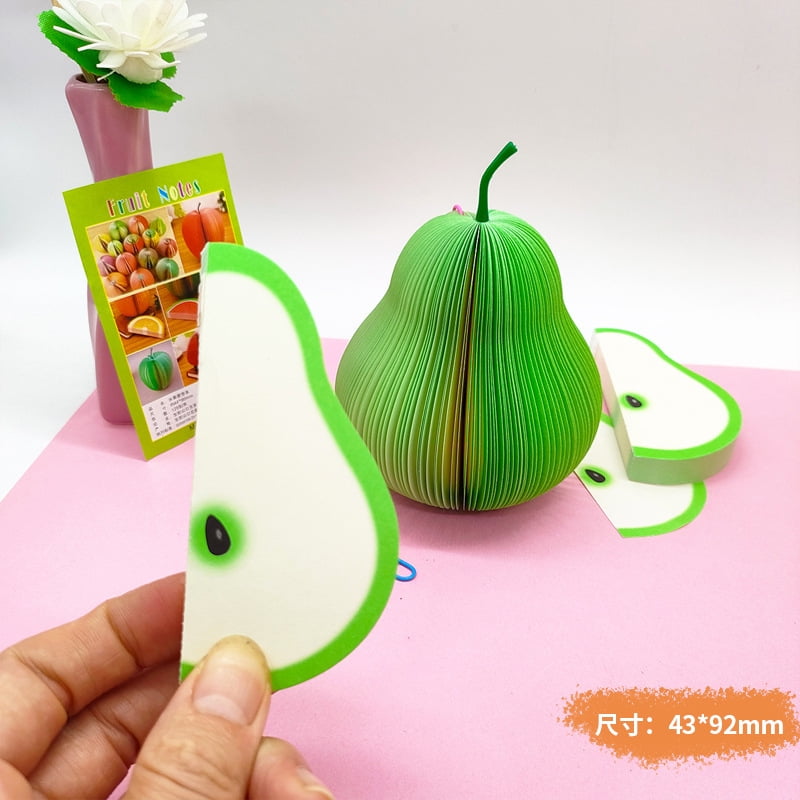 125 Sheets Creative Fruit shapes Sticky Note Pads Notepads,Sticker ...