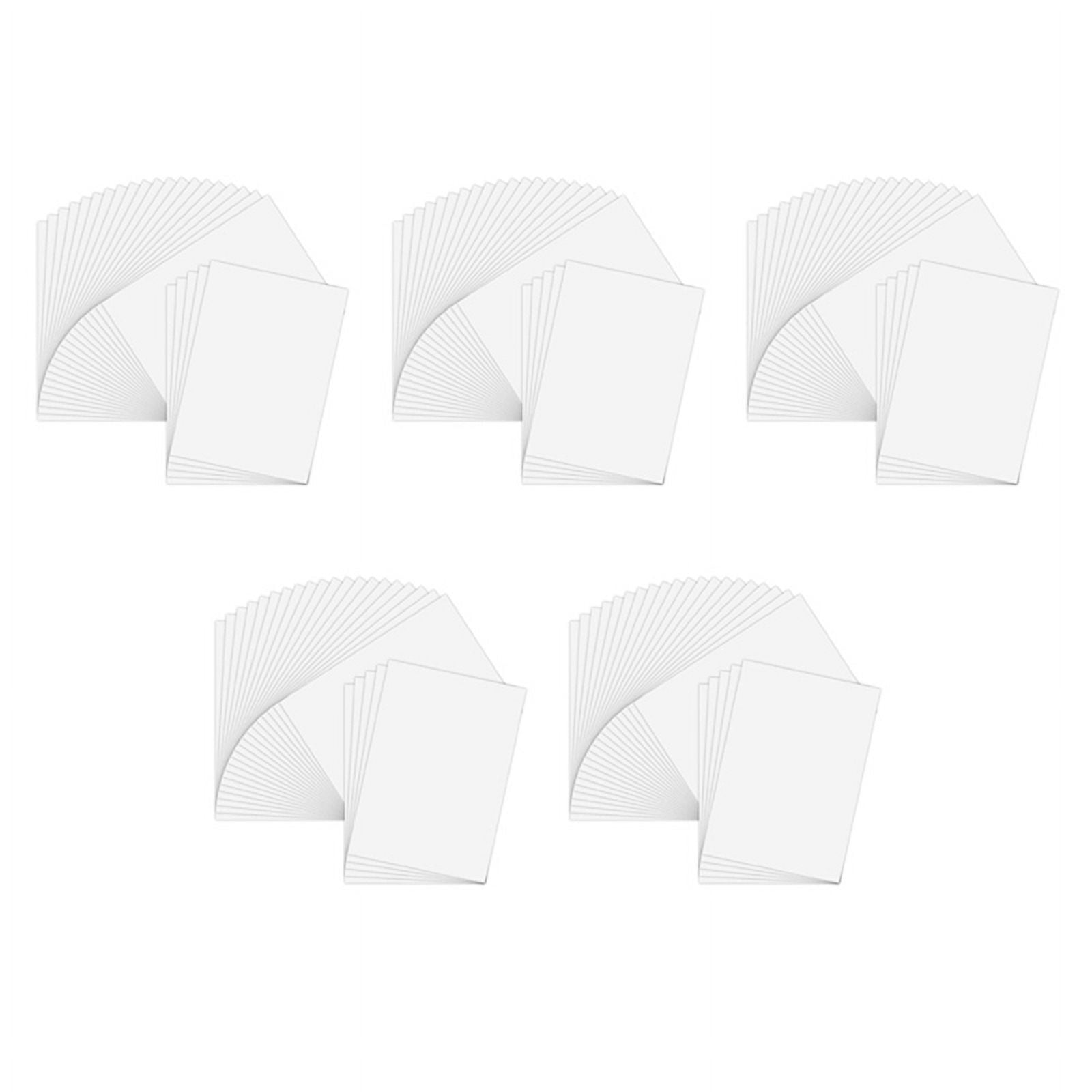125 Sheets Printable Vinyl Sticker Paper Self-Adhesive Waterproof Matte ...