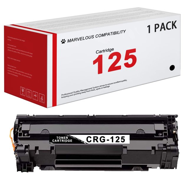 Canon 125 High Yield Black Toner Cartridge, 1-Pack, Compatible with ImageCLASS LBP6000, LBP6030w ...