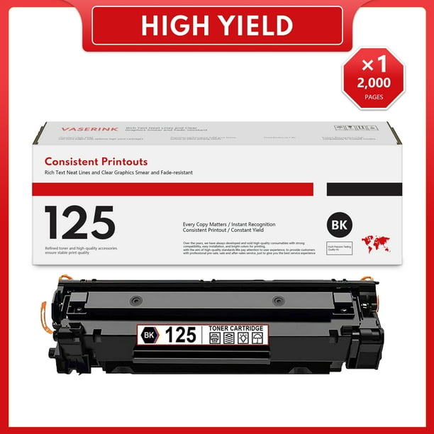 125 Toner Cartridge : CRG-125 Toner Replacement for Canon ImageCLASS ...
