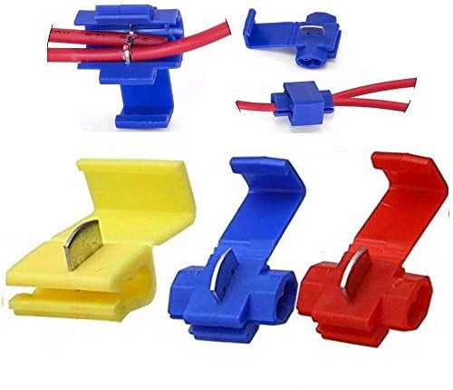125 count Solderless Quick Splice Snap Wire Splitter Tap Connectors ...