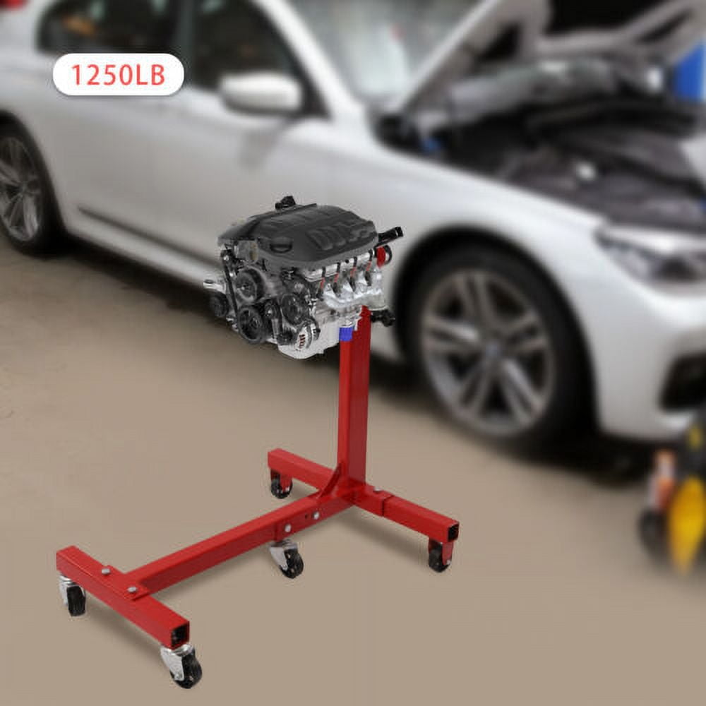 1250 LB Engine Stand Folding Motor Hoist Rebuild Dolly Mover Auto ...