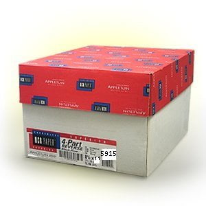 1250 Sets, 8-1/2" x 11" Pre Collated, Carbonless Paper, 4 Part REVERSE ...