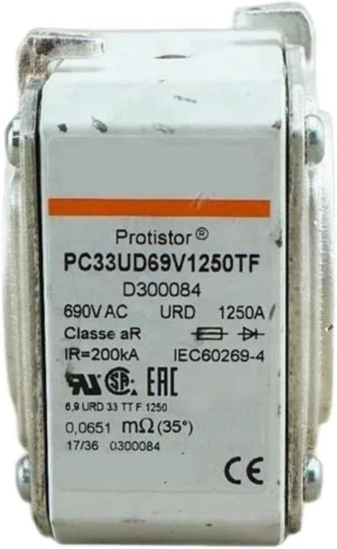 1250A 690V PC33UD69V1250TF fusing Machine Parts Press Fuse Terminal ...