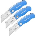 12514 Folding Utility Knife 3 Pack,Stocking Stuffers, Gifts for Men ...