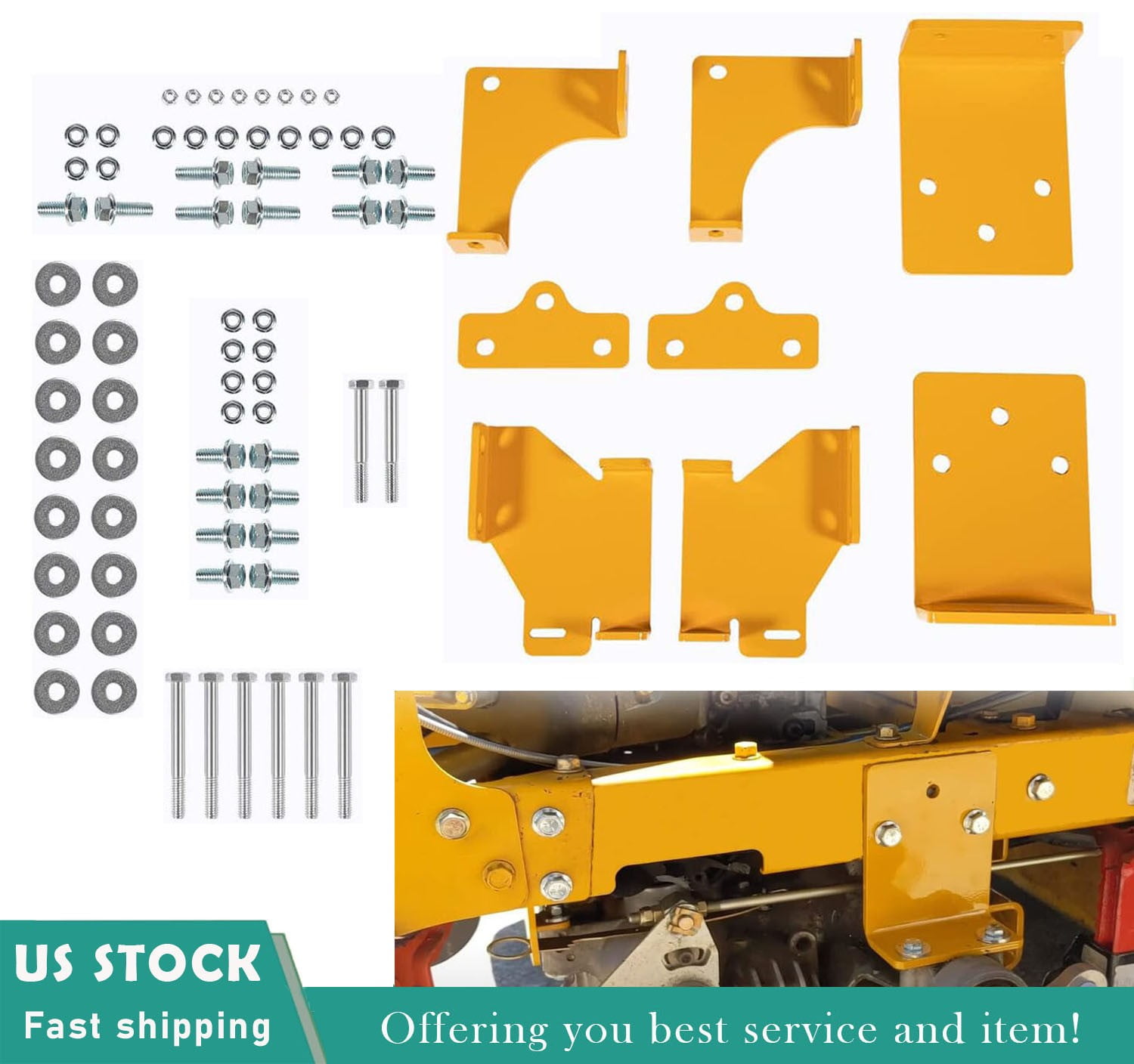 125255 Upgrade Hydro Transmission Brackets Kit Fits Hustler Raptor SD ...