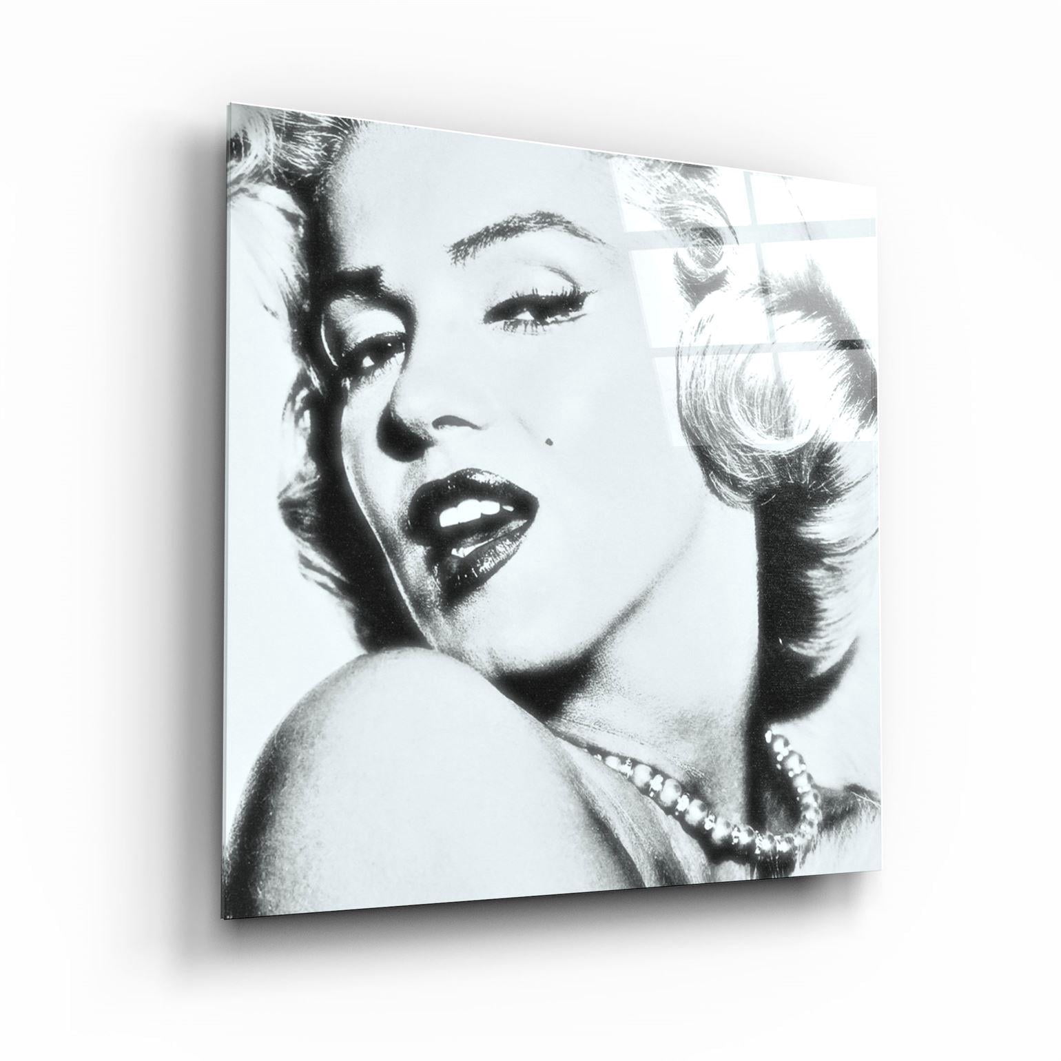 Marilyn Monroe"・Glass Wall Art - Walmart.com