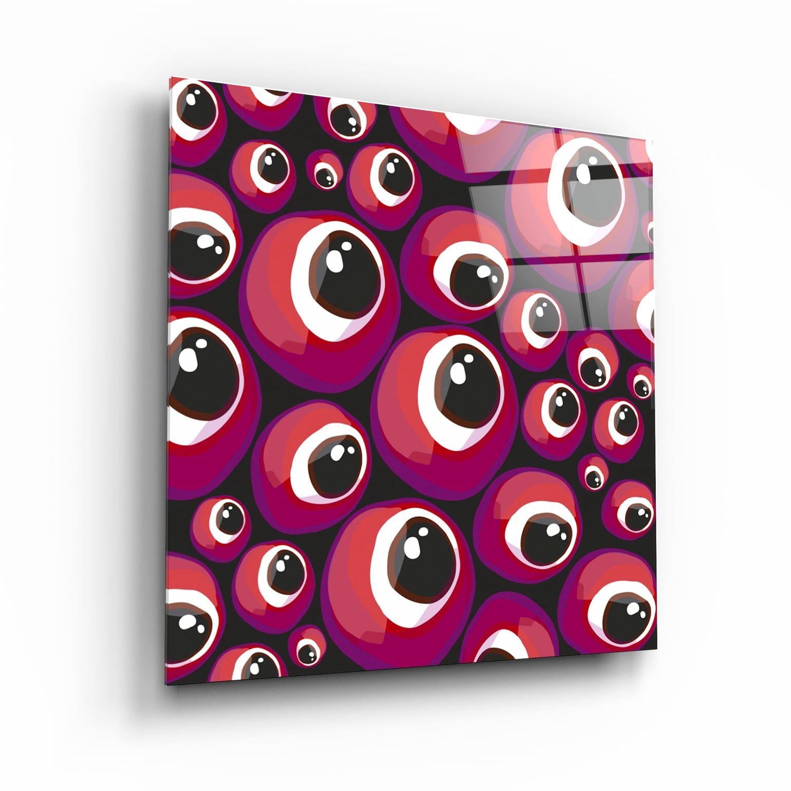 Red Eyes"・Glass Wall Art - Walmart.com