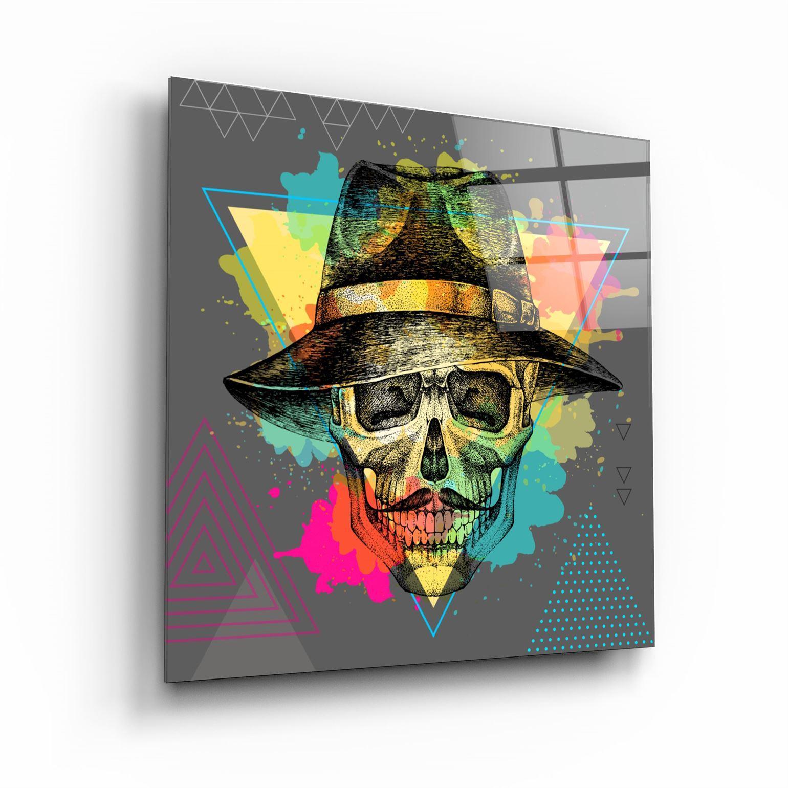 Skulla4"・Glass Wall Art - Walmart.com