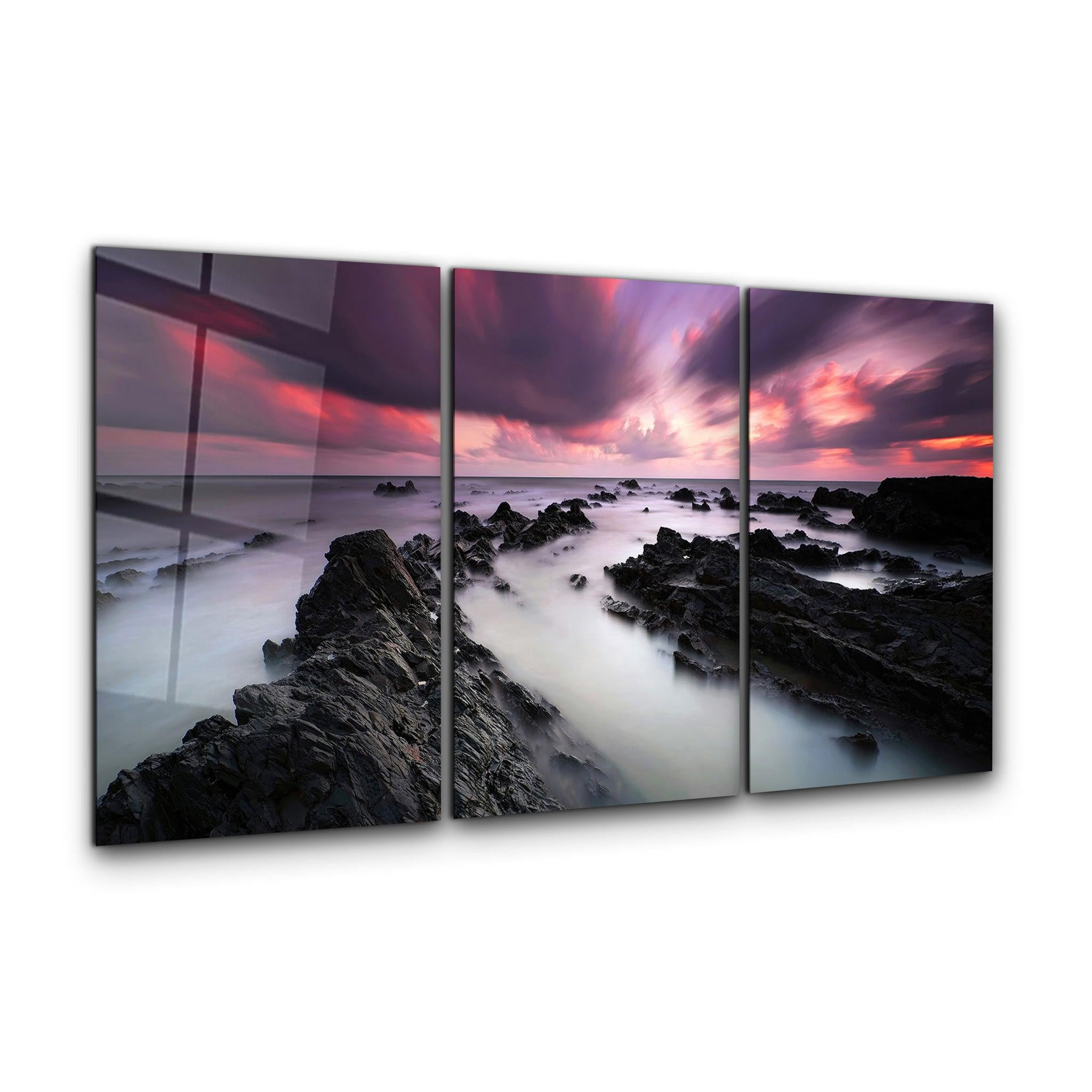 "The Fog - Trio"Glass Wall Art - Walmart.com