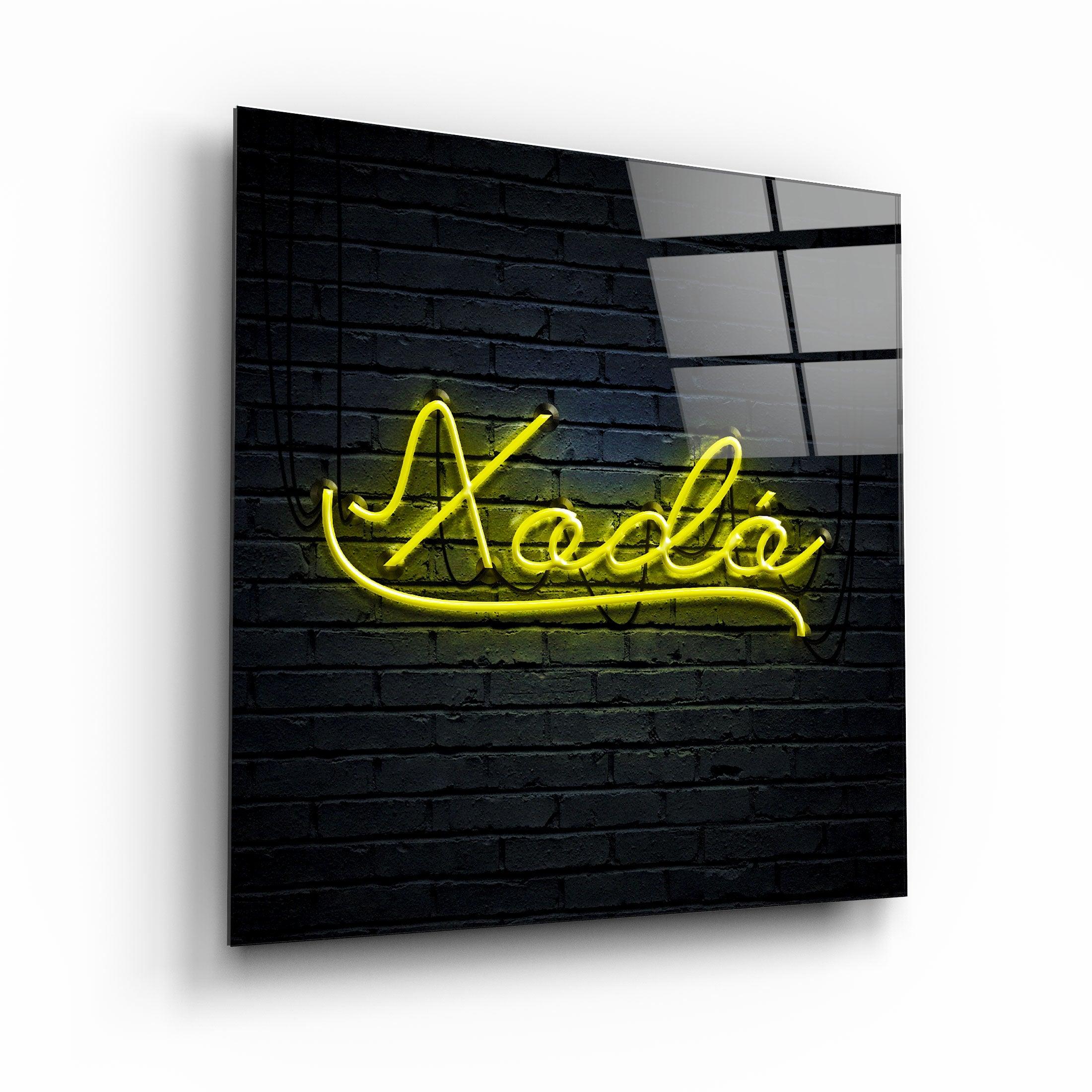 "Xodó"Glass Wall Art - Walmart.com