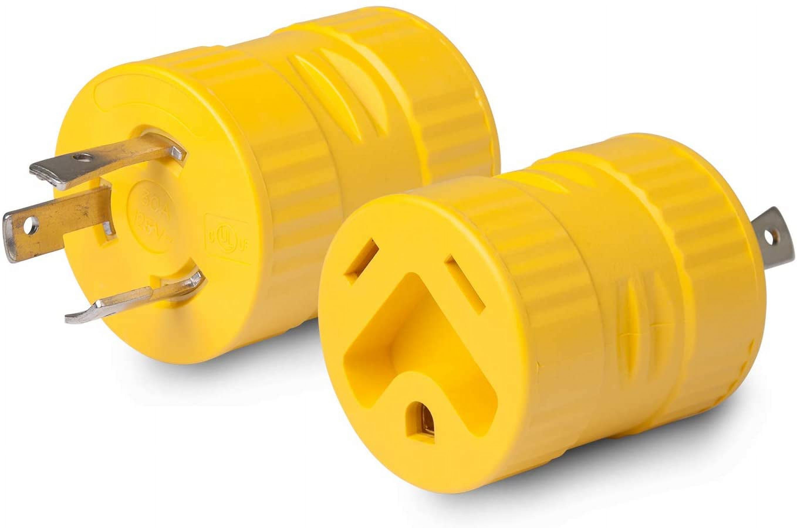 125A Generator Adapter, 30A/125V Connector and 30A/125V Locking Male ...