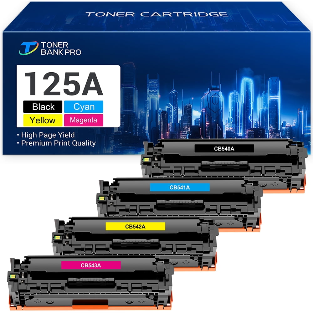 Toner Bank 125A Toner Cartridge, Compatible for HP Color LaserJet ...