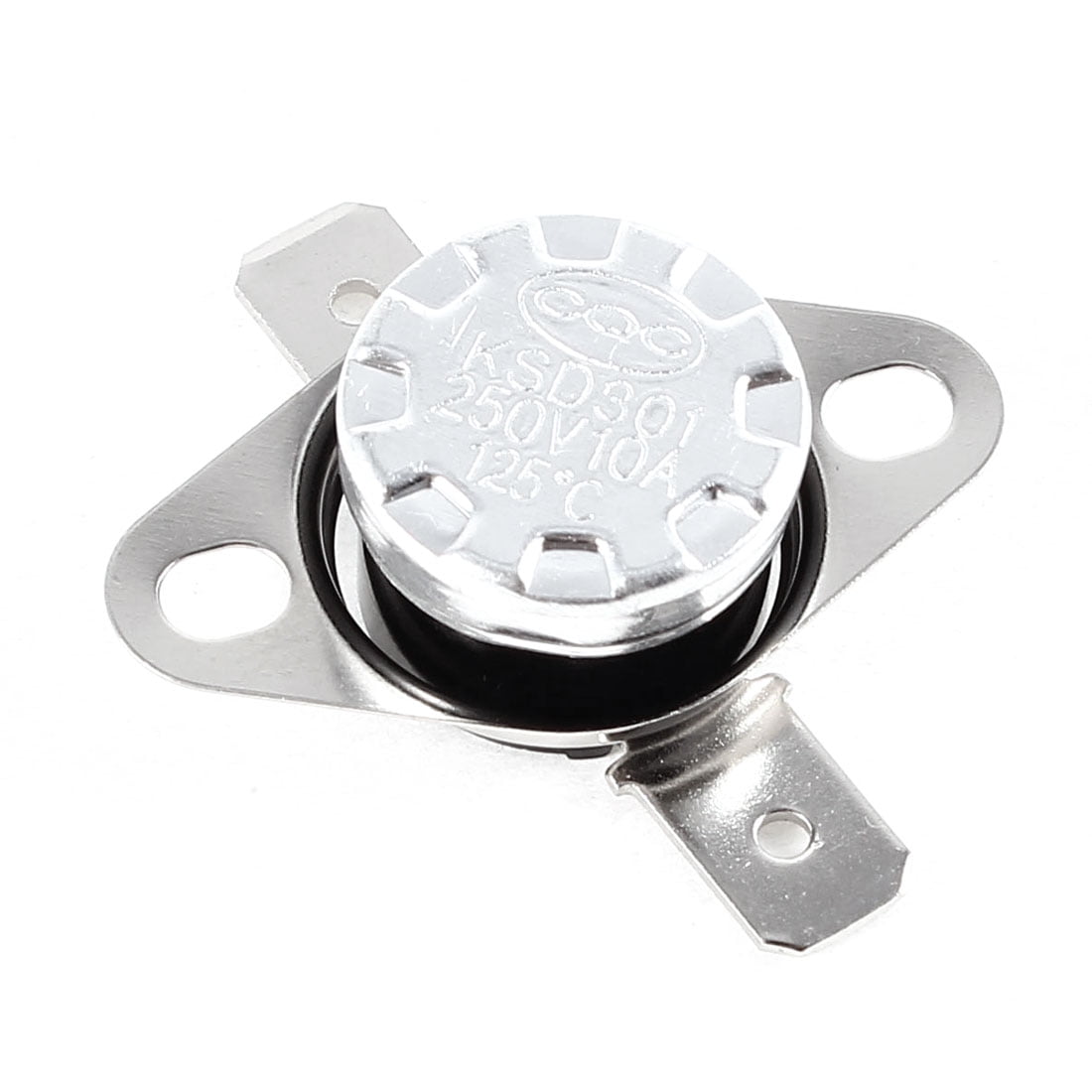 125C NC Temperature Control Switch Thermostat Auto Reset 2-Terminal ...