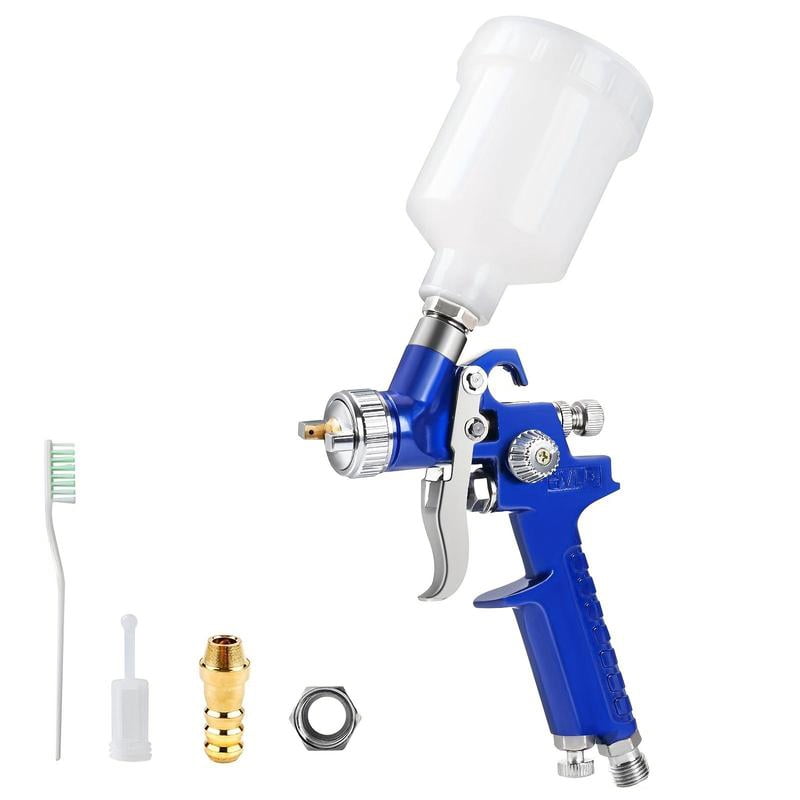 125CC Gravity Feed Sprayer, HVLP Sprayer with Nozzle, Small Air ...
